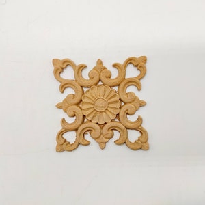 Onlay Furniture, Wooden Decor, DIY Furniture, Carved Rosettes, Wood ...