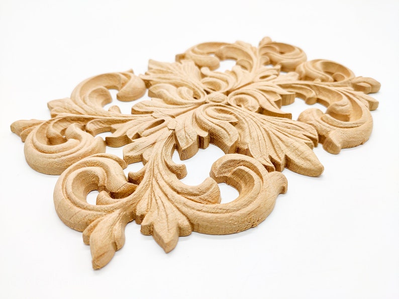 Applique Furniture Decor Onlay Furniture Wood Appliques | Etsy