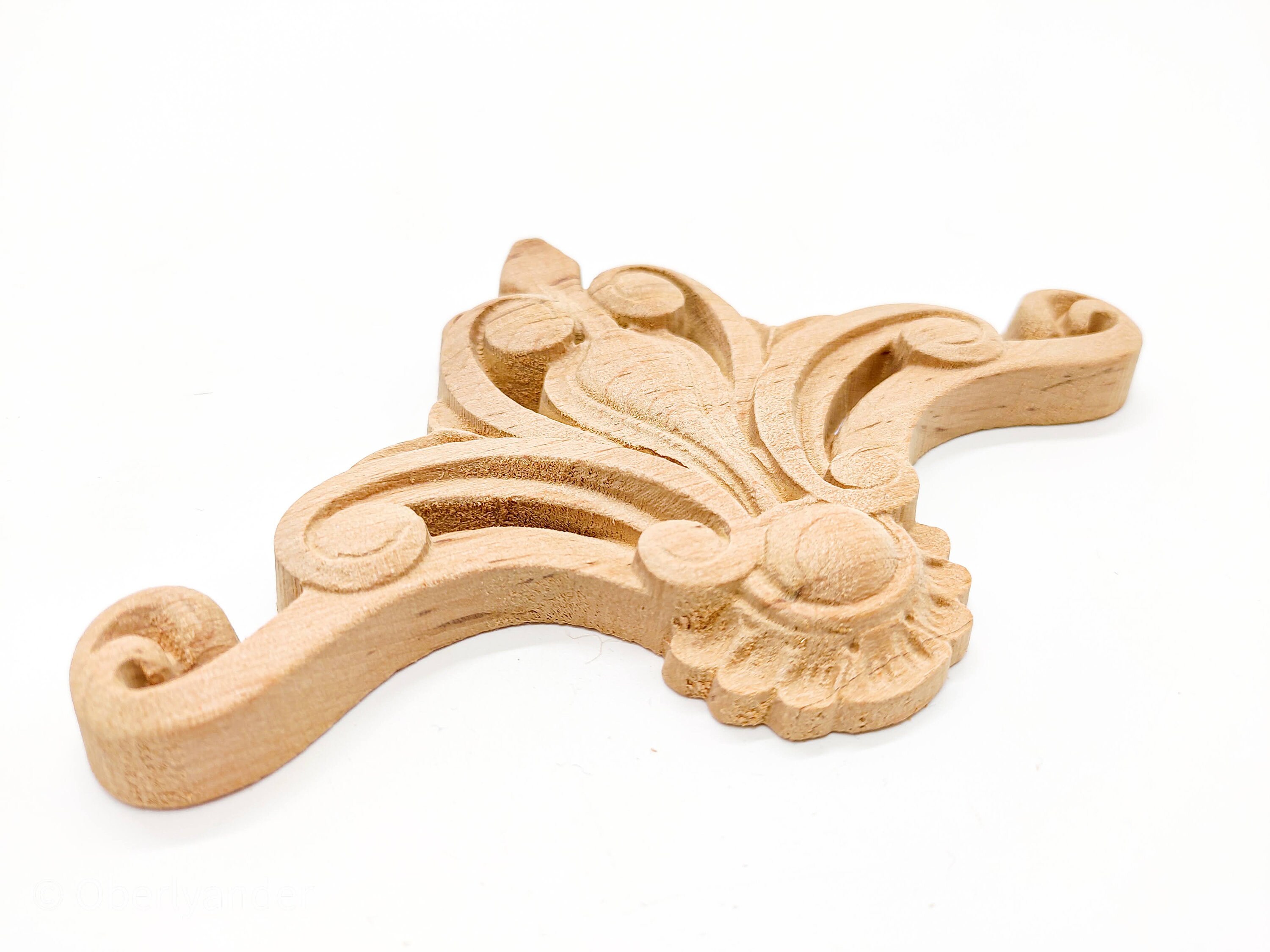 Bed Pediments, Onlay Furniture, Wall Ornaments, Wood Appliques, Wooden ...
