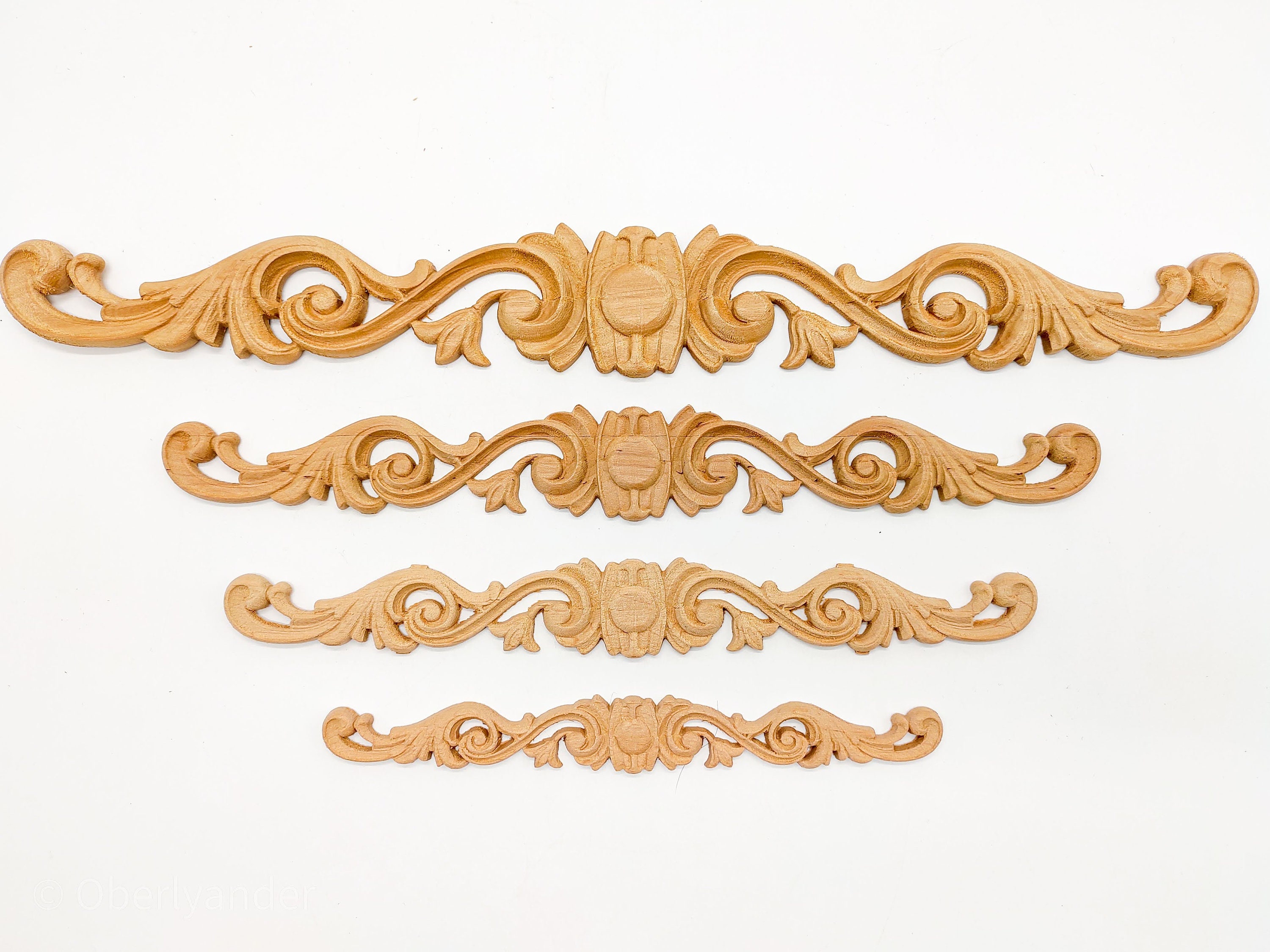 Onlay Furniture Applique Furniture Decor Bed Pediments Wood - Etsy
