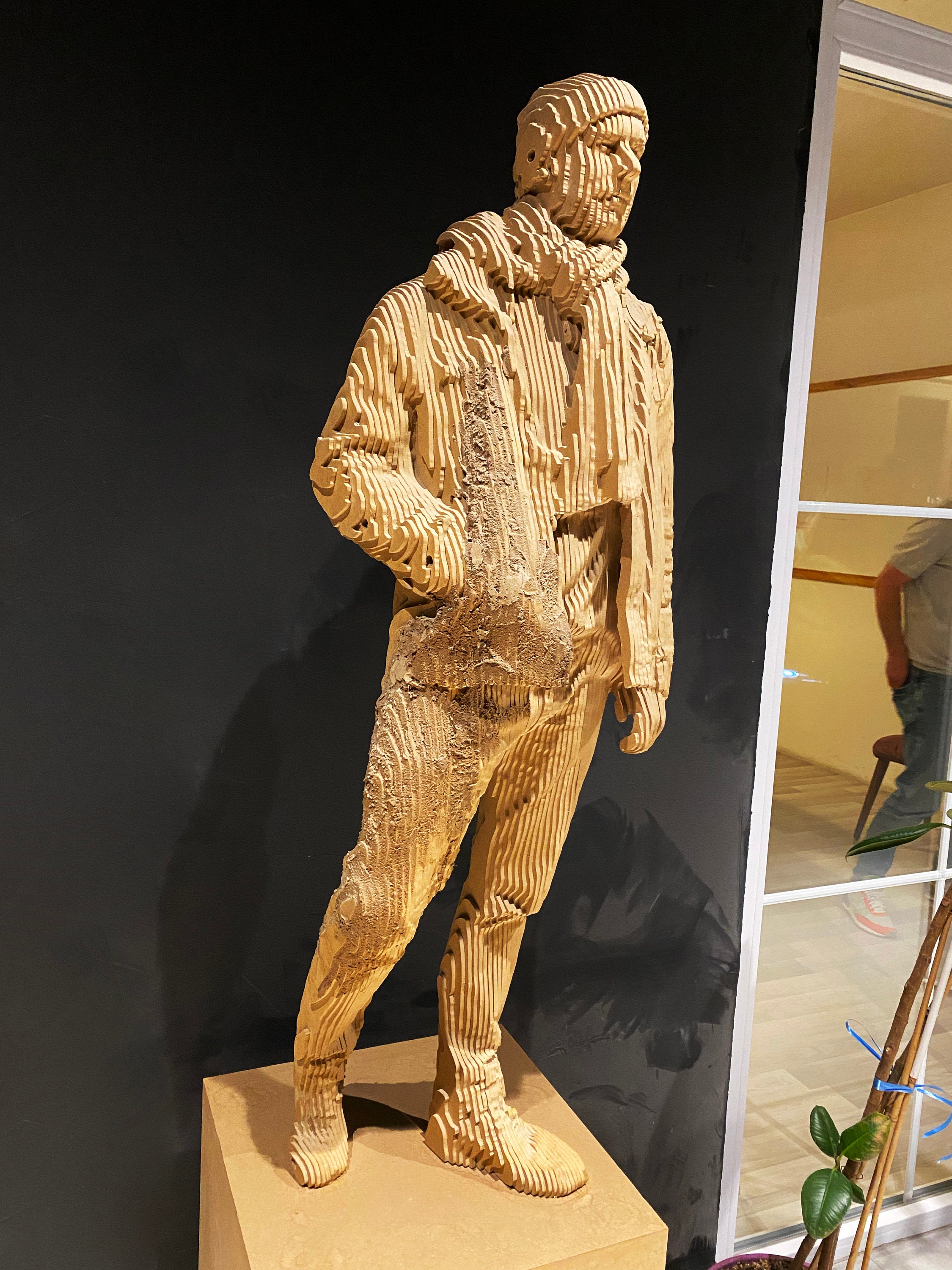 Man Sculpture Laser Cut Cardboard - Etsy