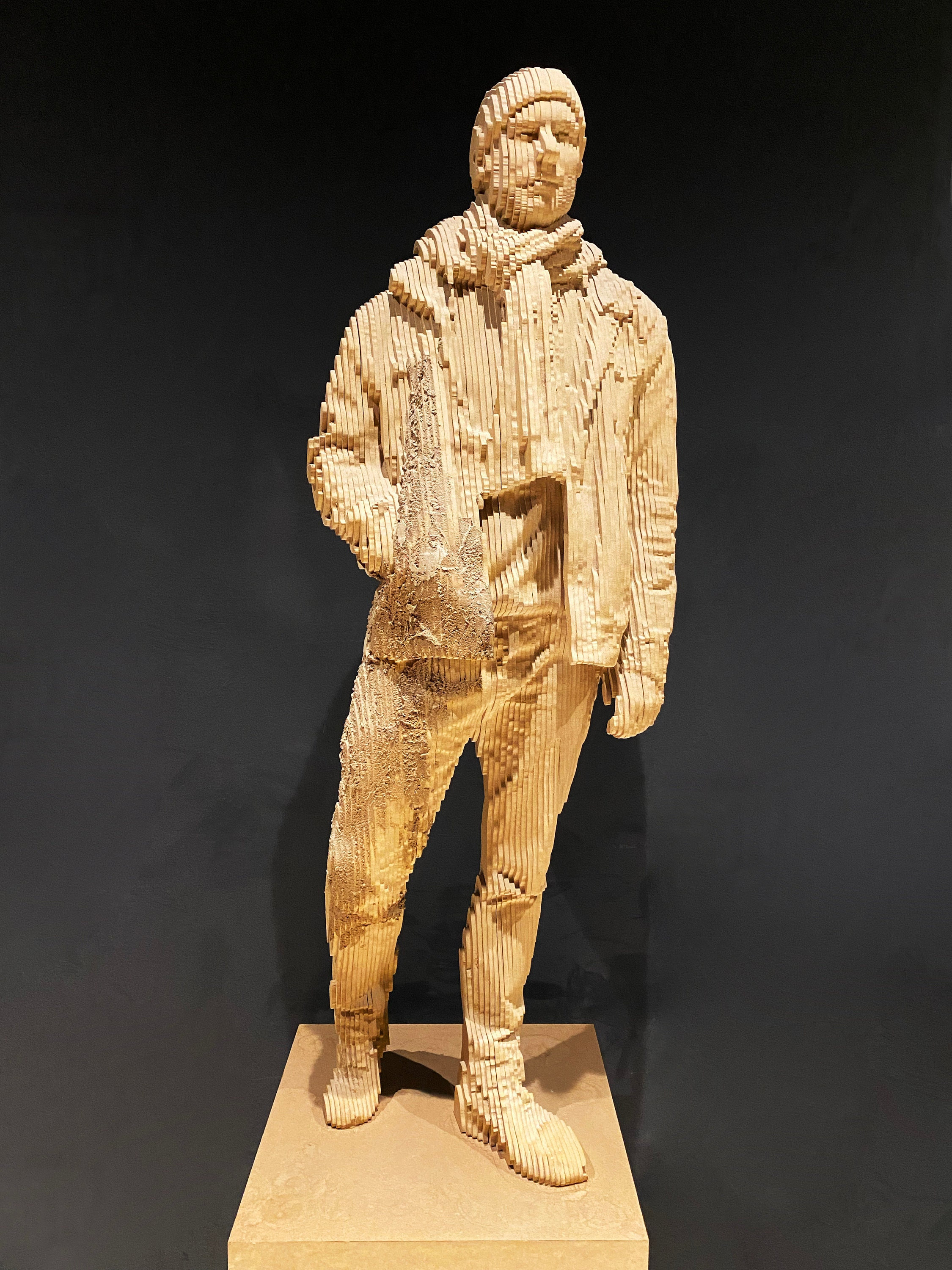 Man Sculpture Laser Cut Cardboard - Etsy