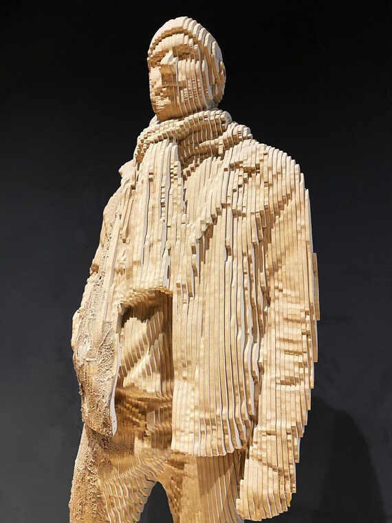 Man Sculpture Laser Cut Cardboard - Etsy