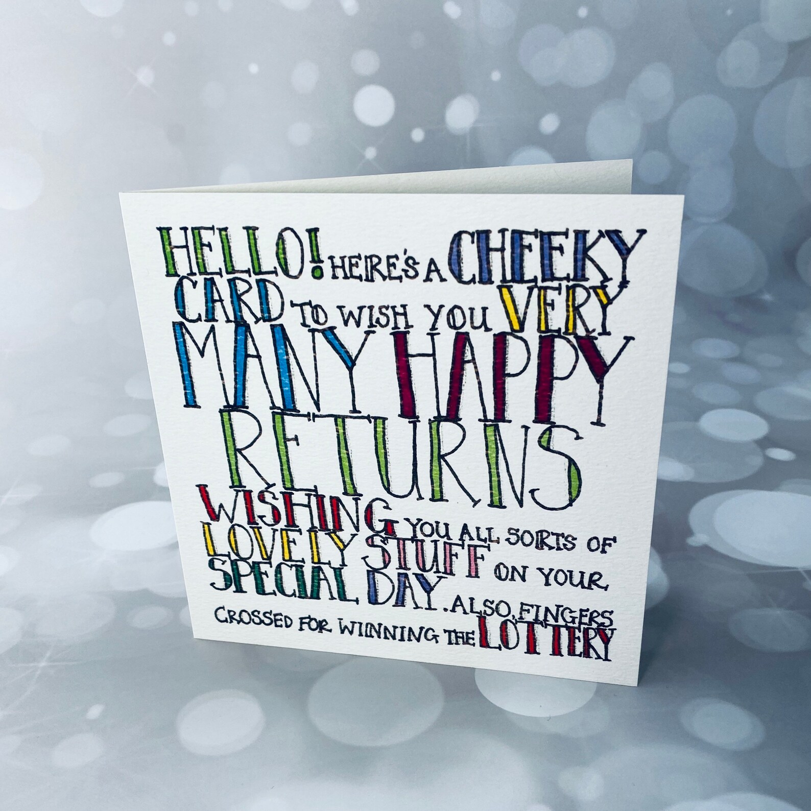 Winning the Lottery Birthday Card Funny Happy Birthday - Etsy