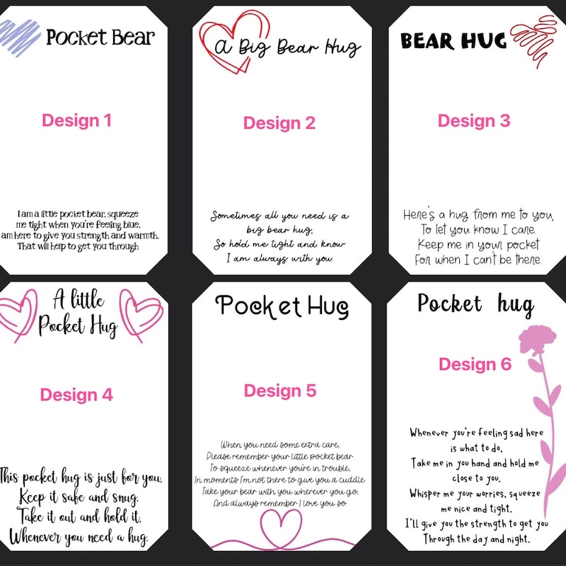 Pocket Hugs to Make - Etsy UK