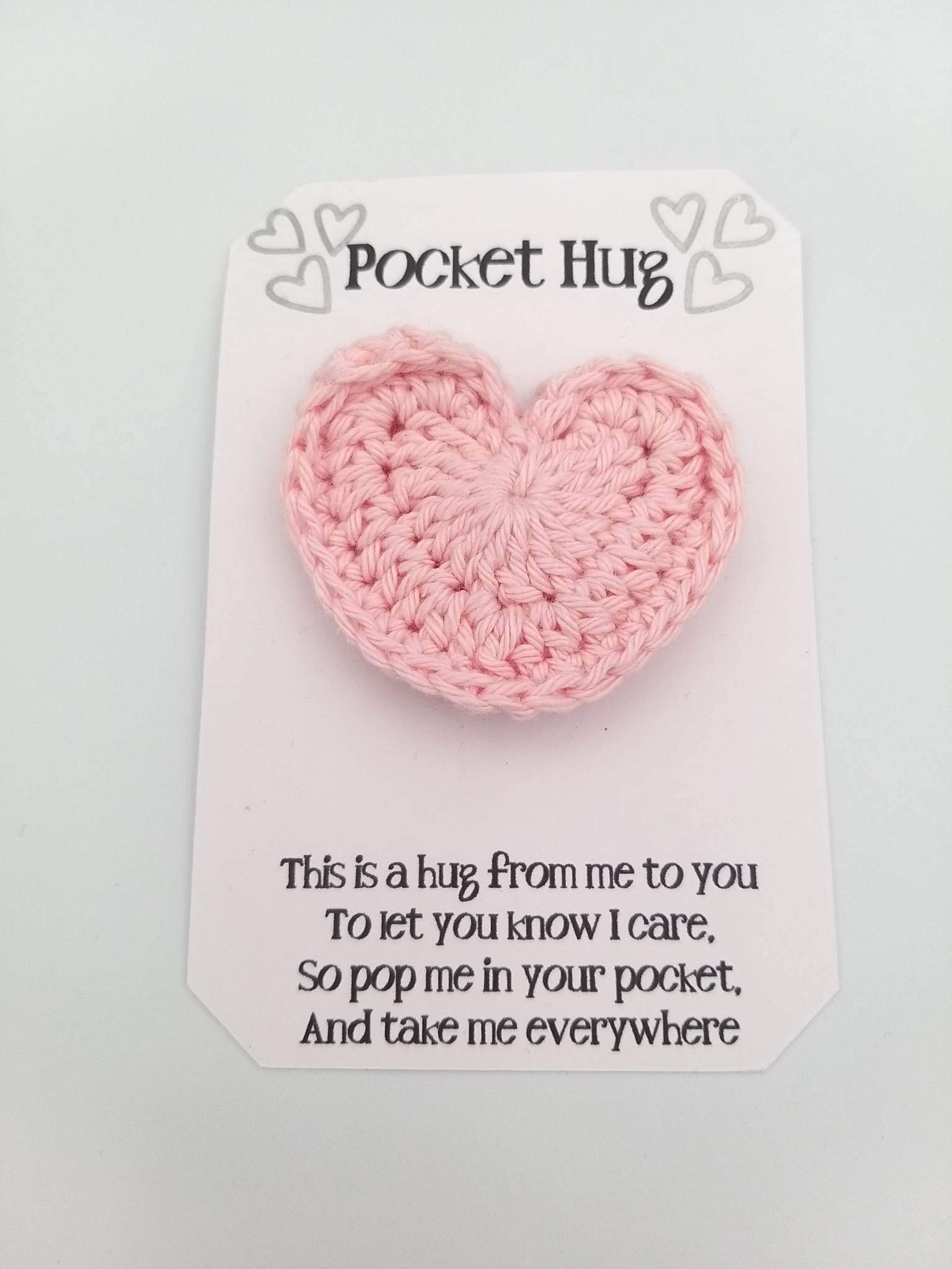 Personalised Pocket Hugs Anxiety Pocket Hearts Pocket Hug - Etsy
