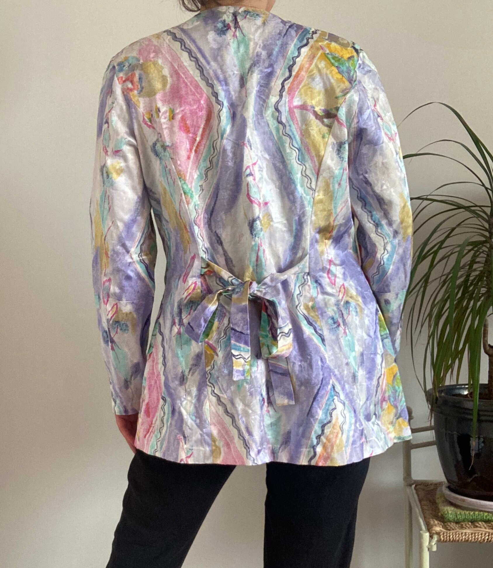 Chic Vintage Pastel Jacket With Shell Shaped Buttons - Etsy New Zealand