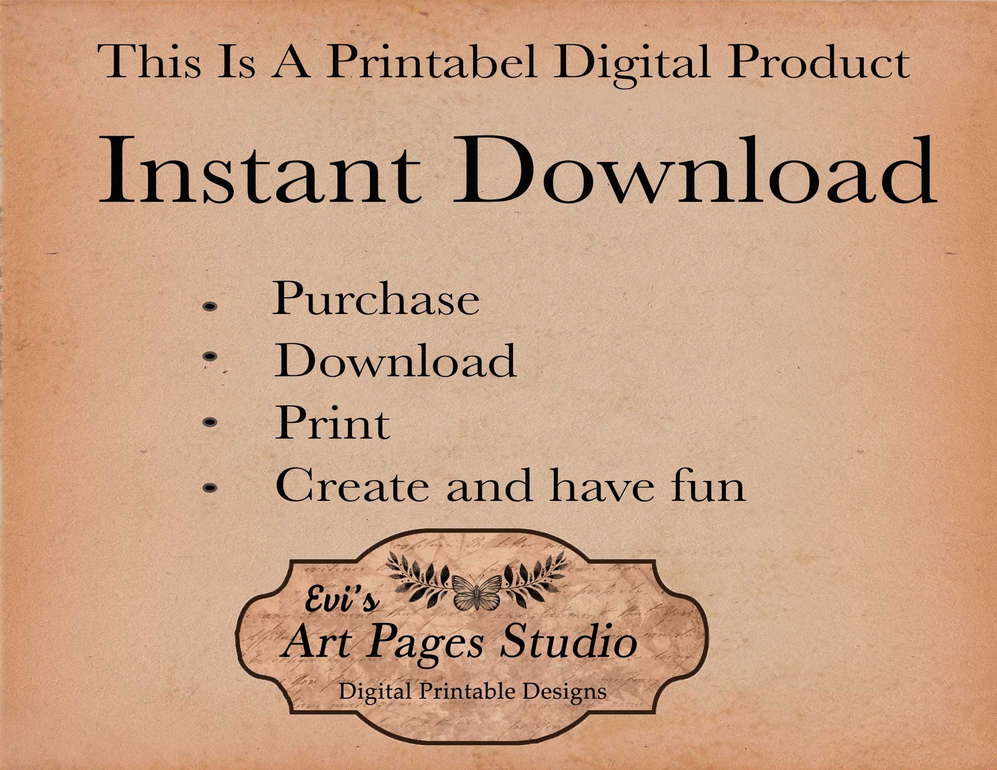 Printable Vintage Grunge Papers/grunge Textures/scrapbook - Etsy