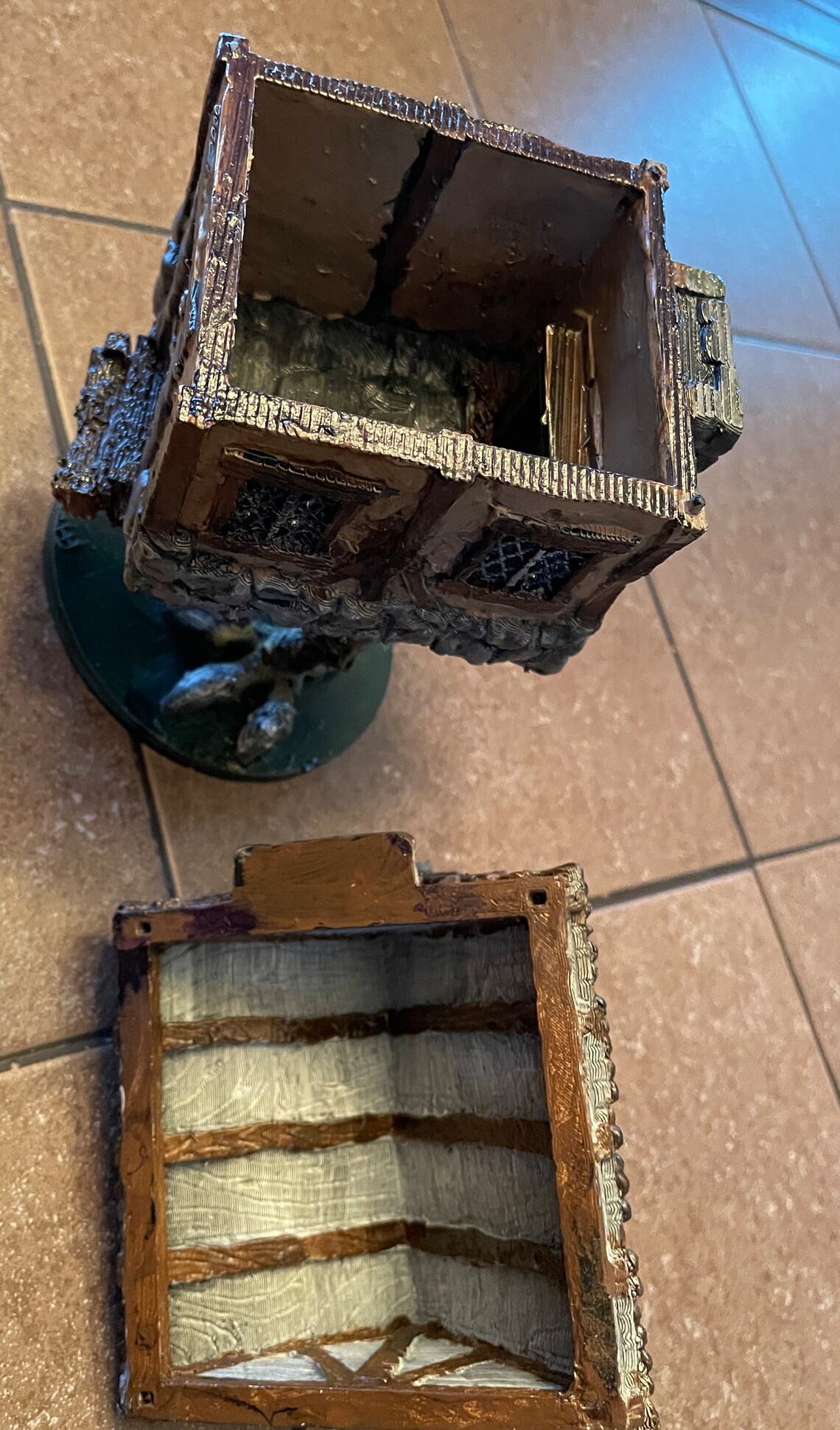 Baba Yaga or Baba Lysaga Creeping Hut rustic Version 28mm - Etsy