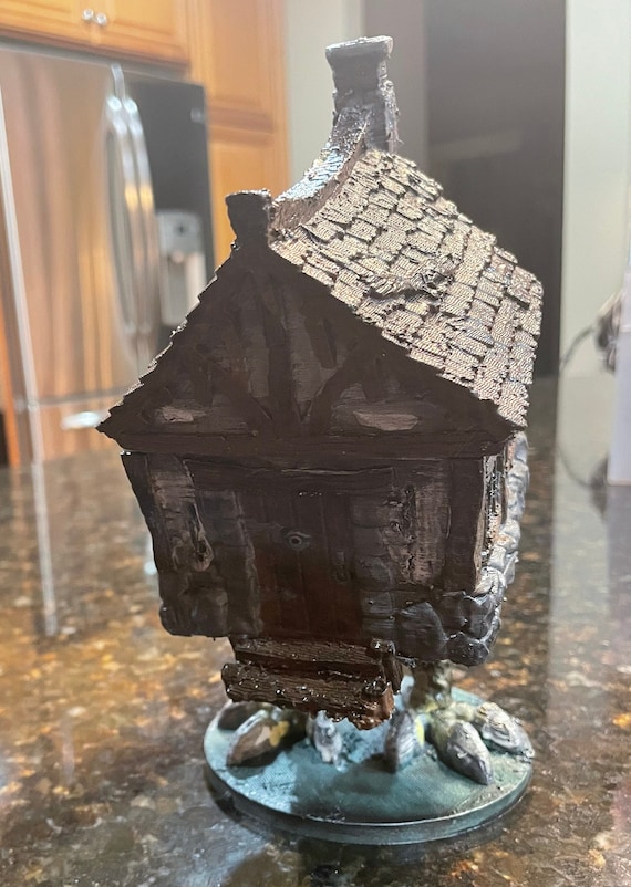 Baba Yaga or Baba Lysaga Creeping Hut rustic Version 28mm - Etsy