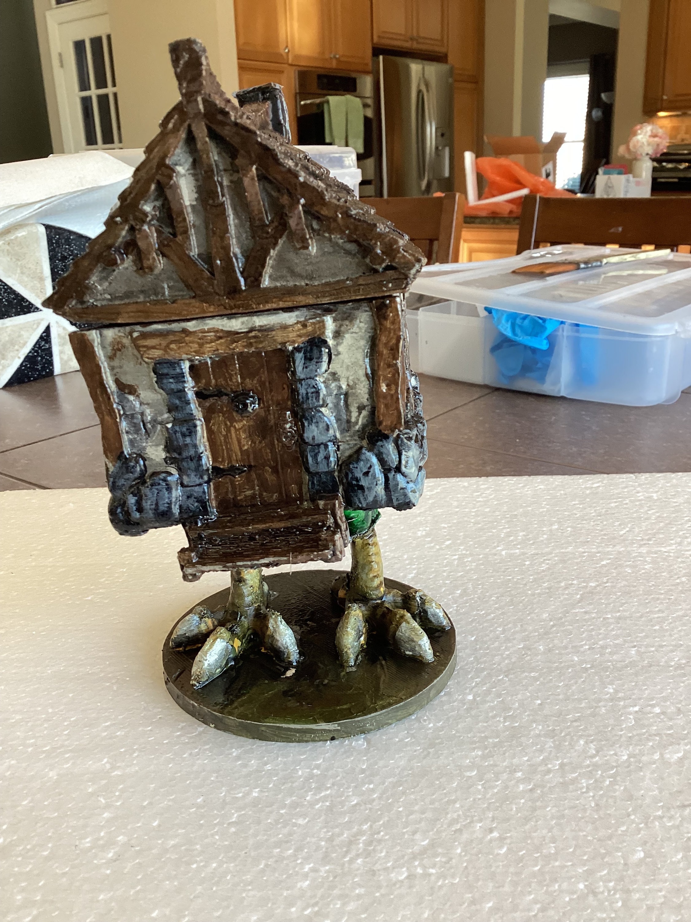 Baba Yaga or Baba Lysaga Creeping Hut (rustic Version, 28mm) - Etsy