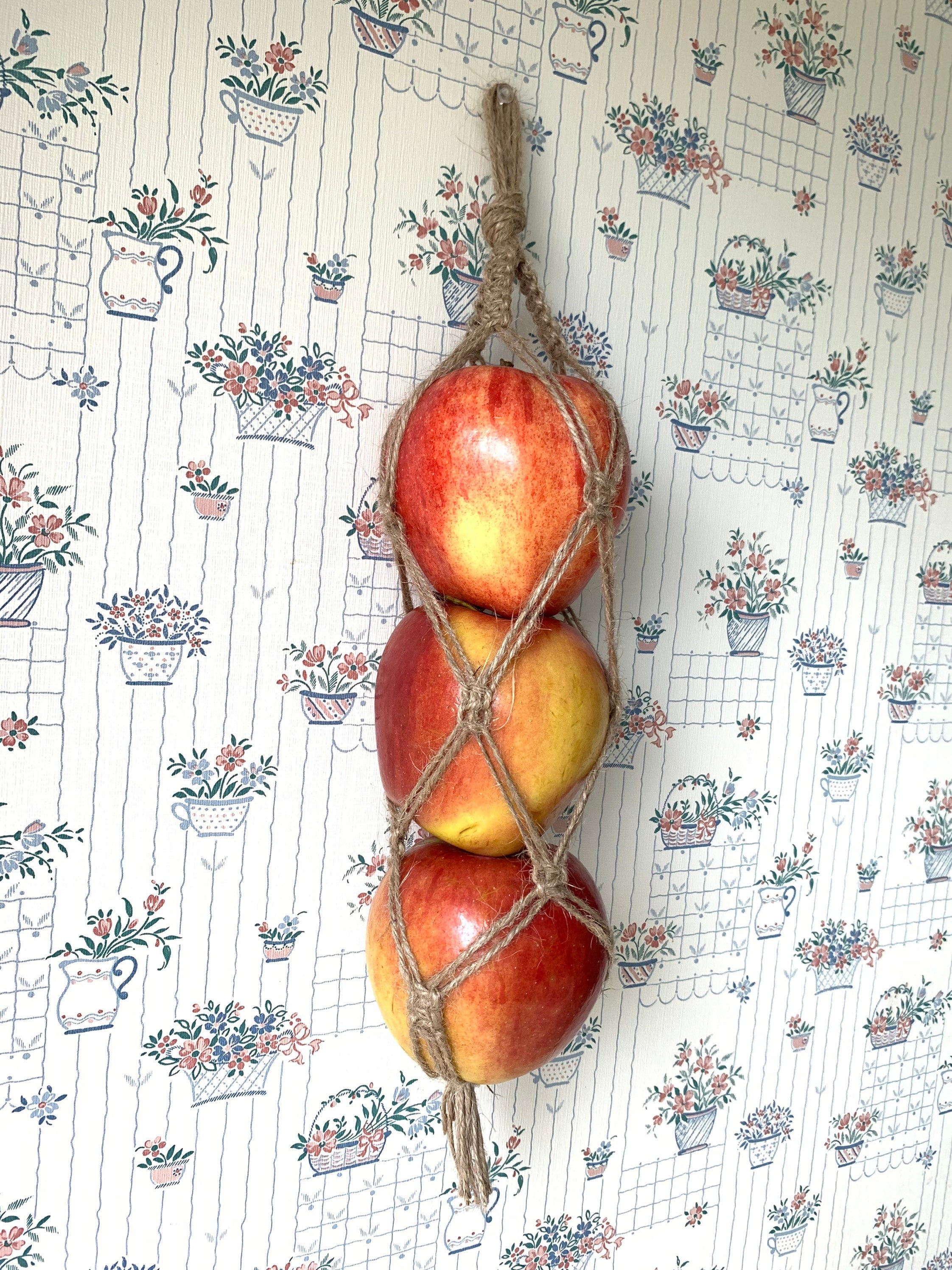 25” - Brown - Macrame Produce Hanger - Etsy