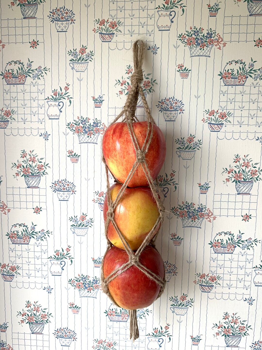 25” - Brown - Macrame Produce Hanger - Etsy