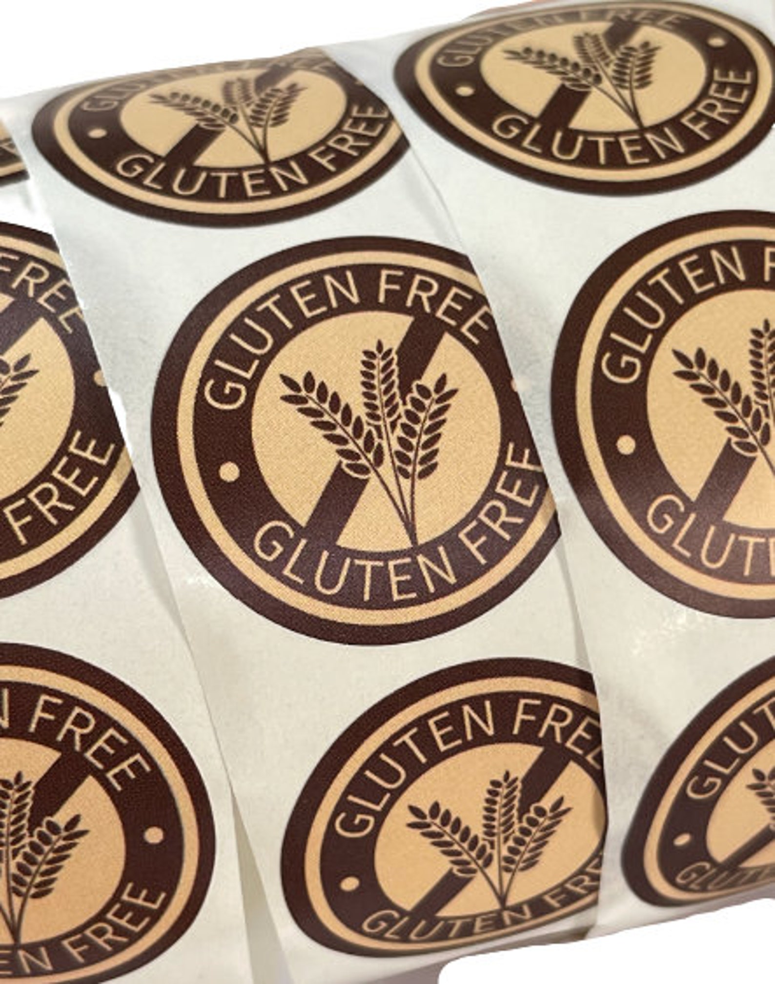 Gluten Free Sticker Gluten Label Tag Food Label Gluten Pantry | Etsy