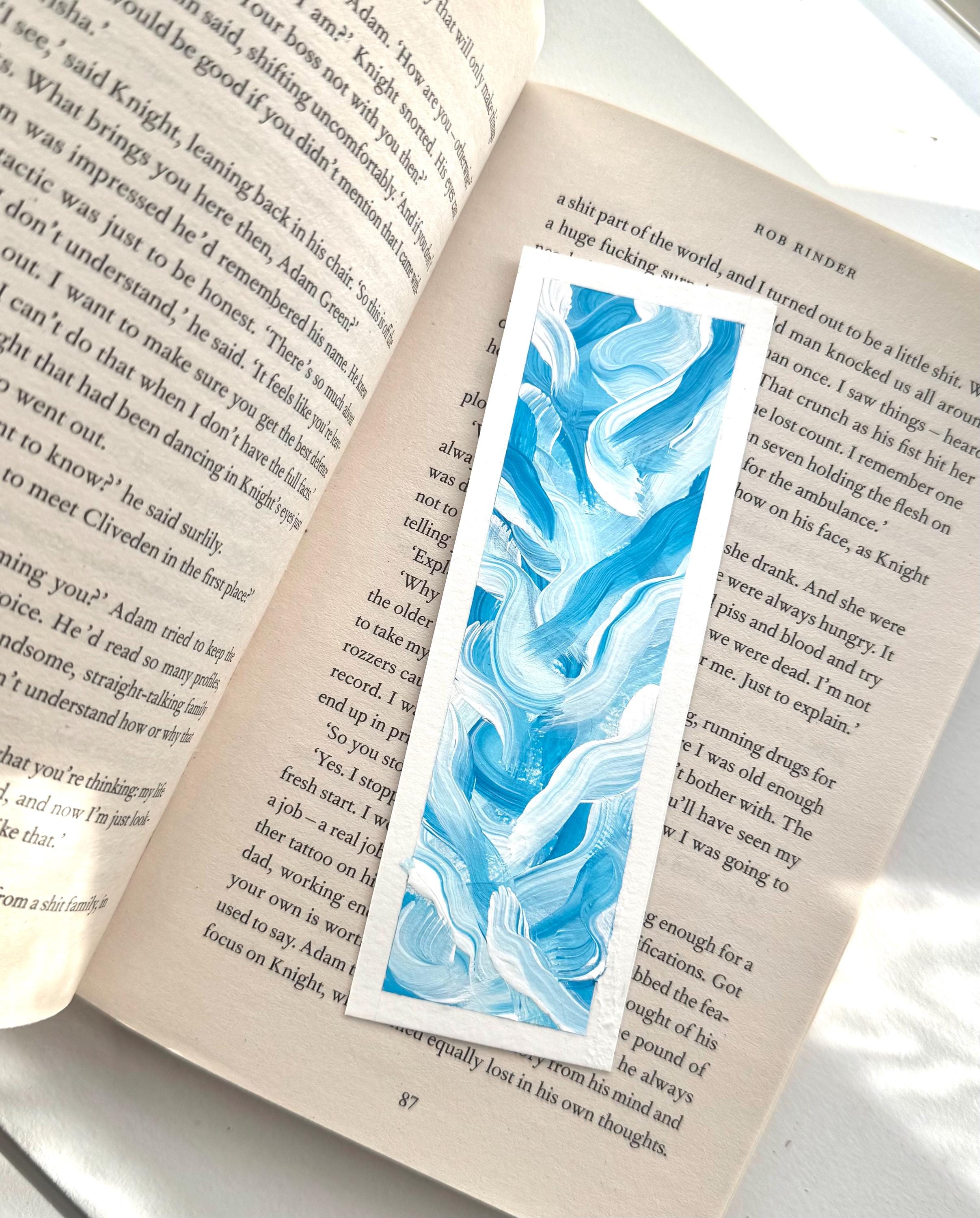 Pack of 2 Handmade Bookmarks | Hand Painted Design | Book Lover Gift ...