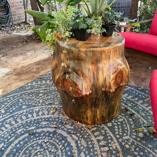 Wood Slice Table Live Edge Side Table Tree Slice Minimalist - Etsy