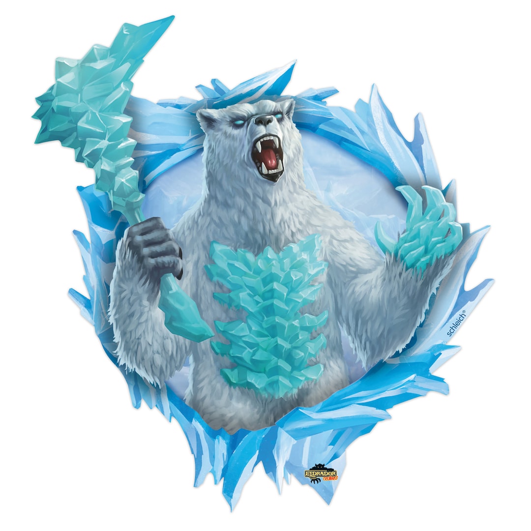 Schleich © Eldrador Creatures blizzard Bear Wall Sticker Figure W010-01 ...