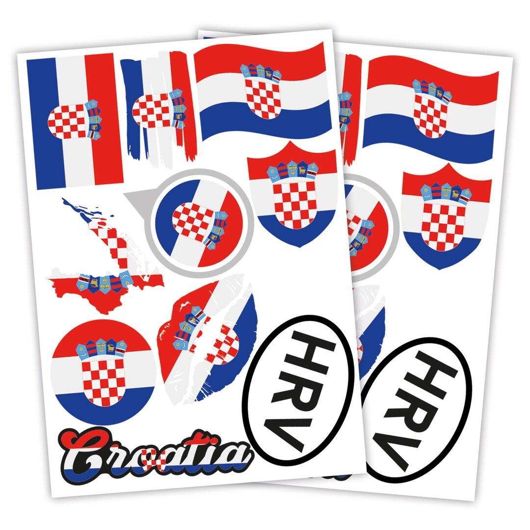 Länderfahnen Sticker Flaggen Aufkleber Set für Fahrrad Auto Koffer ...