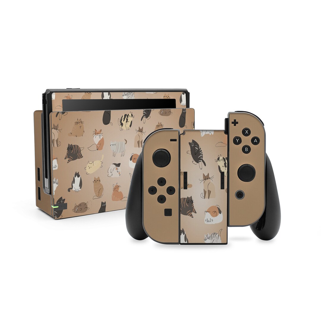Nintendo Switch Sticker Cat Protective Film Sticker Design RX021-21 - Etsy