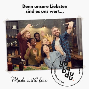 Sticker Set Merci happy Birthday Eucalyptus Self-adhesive Chocolate ...