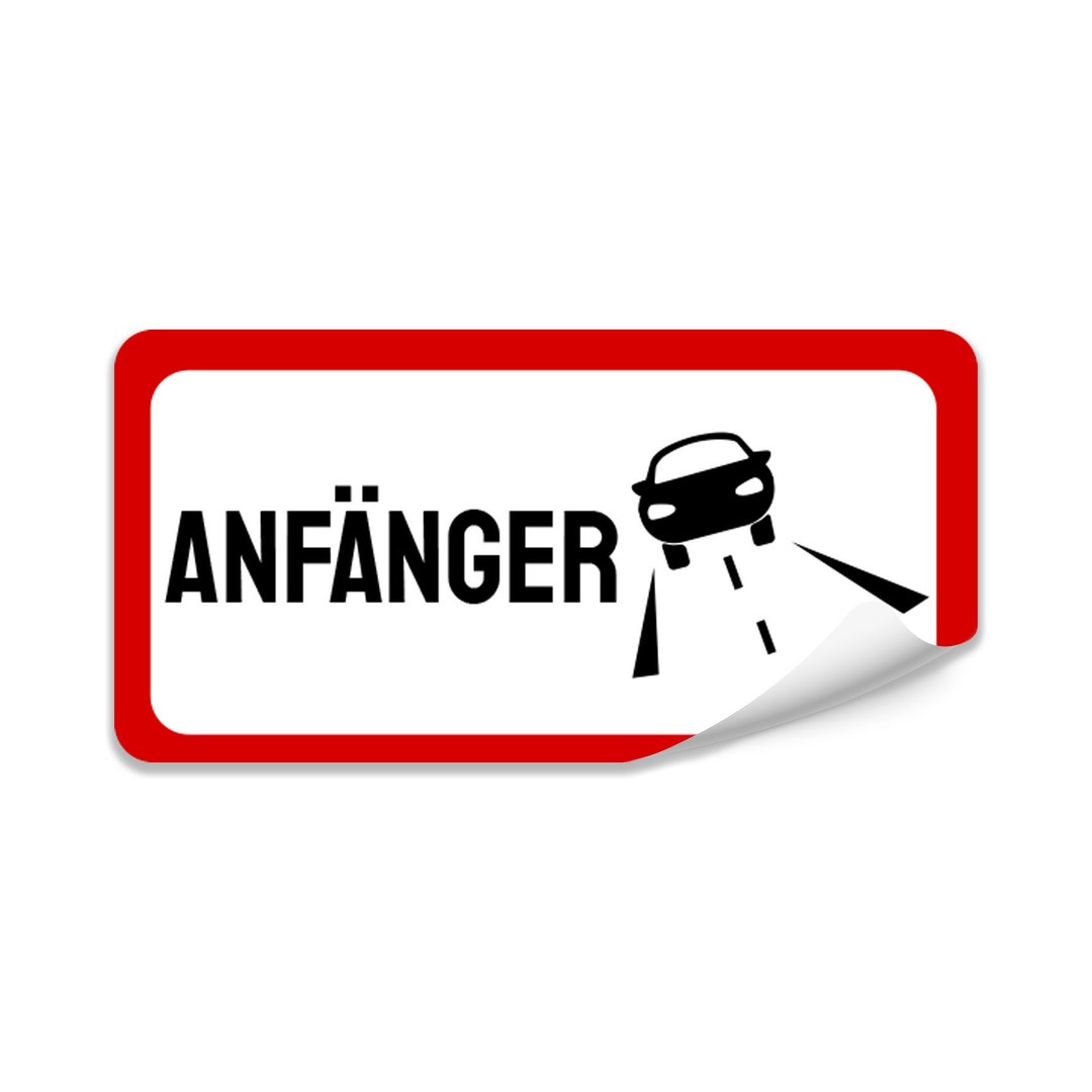 Car Sticker Novice Driver Sticker Beginner Note Sticker for Vehicle ...