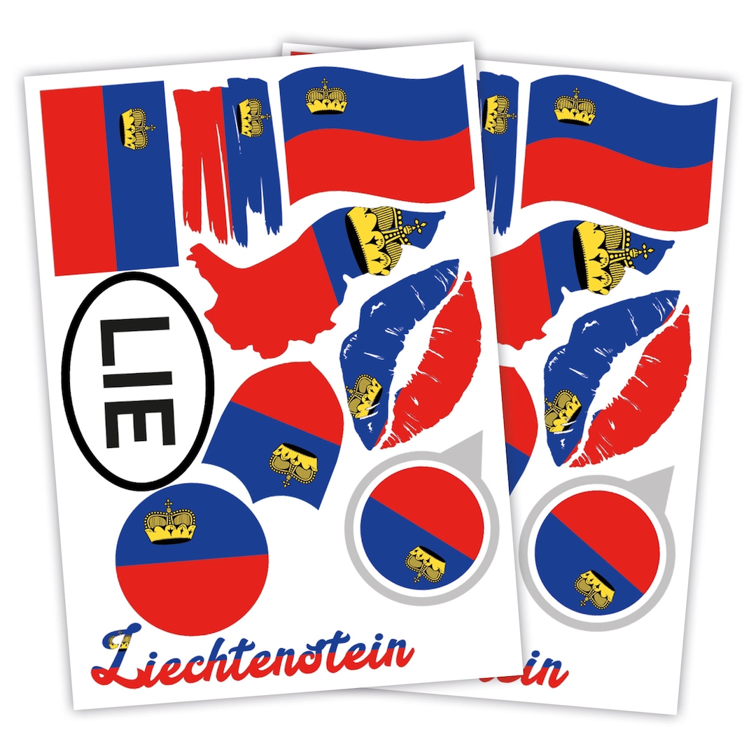 Country Flag Sticker Set for Bicycle, Car, Suitcase, Laptop, Self ...