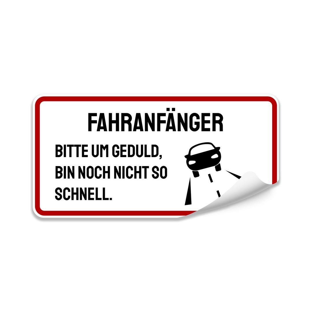 Car Sticker Novice Driver Sticker Beginner Note Sticker for Vehicle ...