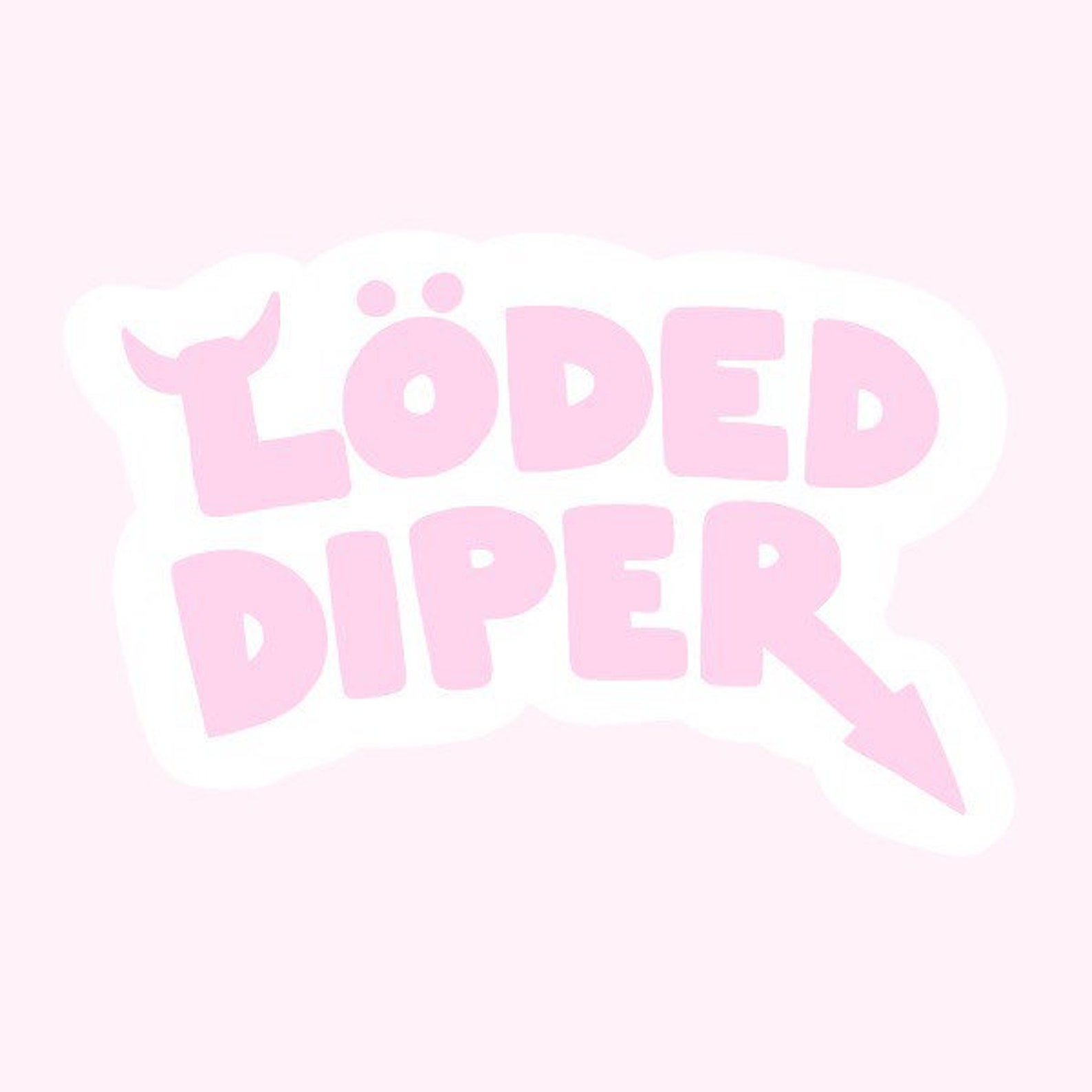 Loded Diper Band Logo Vinilo Pegatina rodrick reglas diario de | Etsy