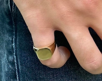 Gold Pinky Ring - Etsy