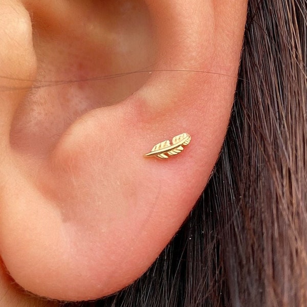 Feather Piercing - Etsy