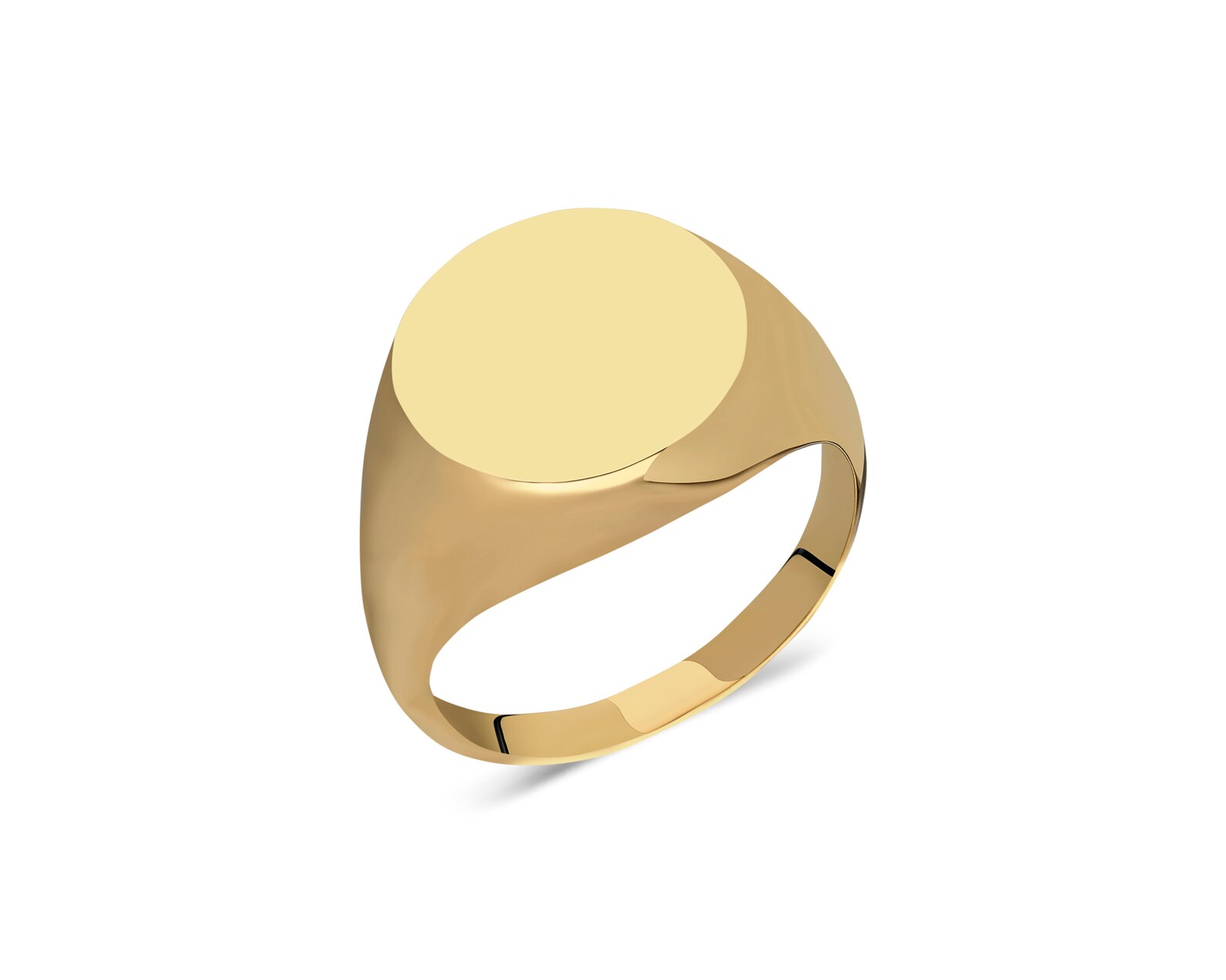 Engraved Ring Custom Made Ring Solid Gold Pinky Ring - Etsy