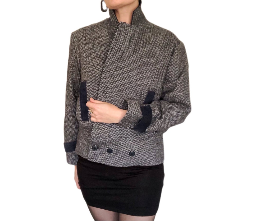 Vintage Tweed and Corduroy Jacket and Skirt Suit - Etsy