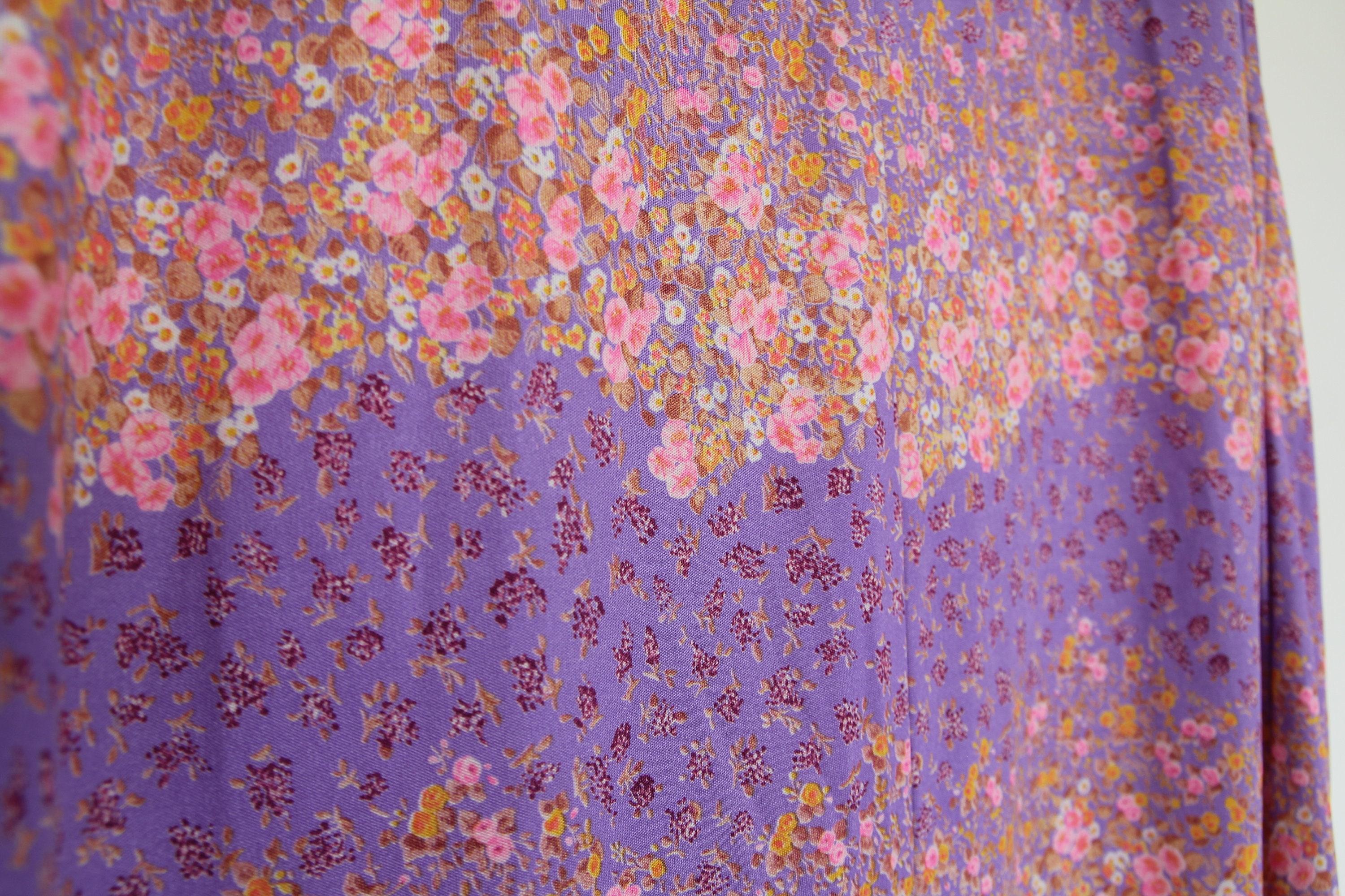 Vintage 1970s Floral Shirt Dress PETER BARRON - Etsy