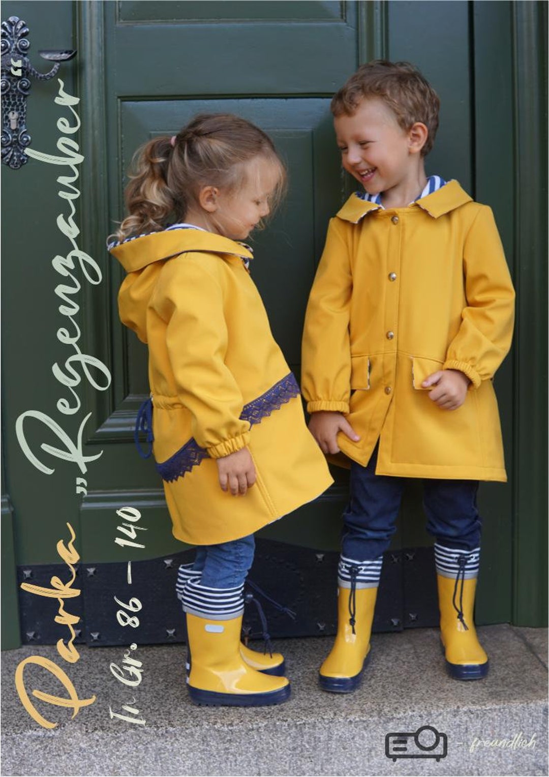Jacket Parka Sewing Pattern "rain Magic" - Etsy