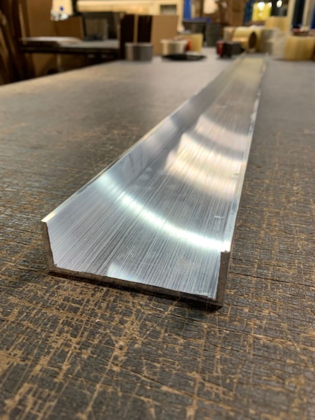 1" X 3" X 1/8" Thick (0.125") 6063 Aluminum Channel, Sharp Corner ...