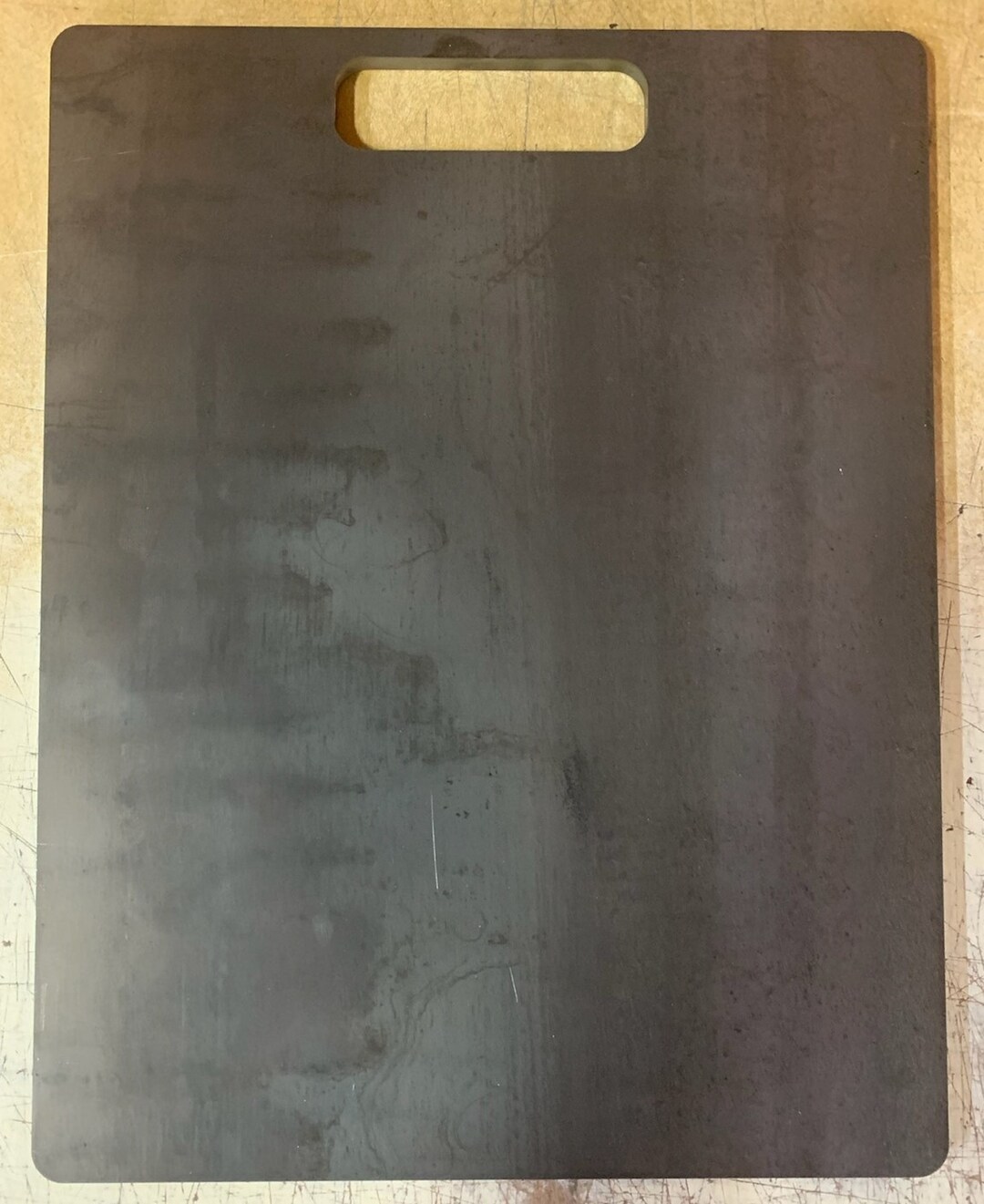 3/8 Steel Plate With Rounded Corners, Raw Steel - Etsy