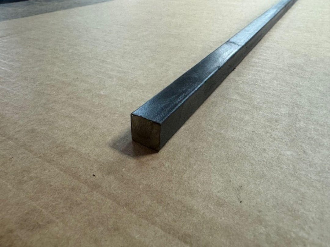 1/2" Steel Bar, Solid Square Bar, Mild Steel, Pick Your Length - Etsy