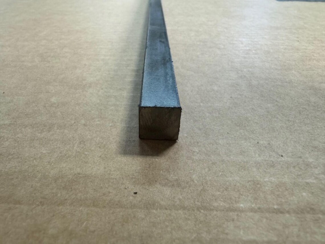 1/2" Steel Bar, Solid Square Bar, Mild Steel, Pick Your Length - Etsy