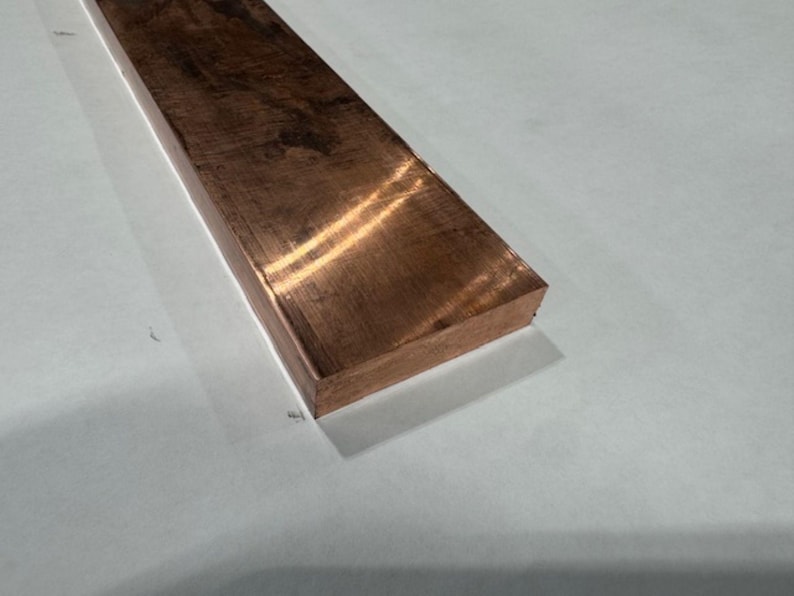 1/2" X 2" Copper Flat Bar, 110 Copper, 20 Length Options - Etsy