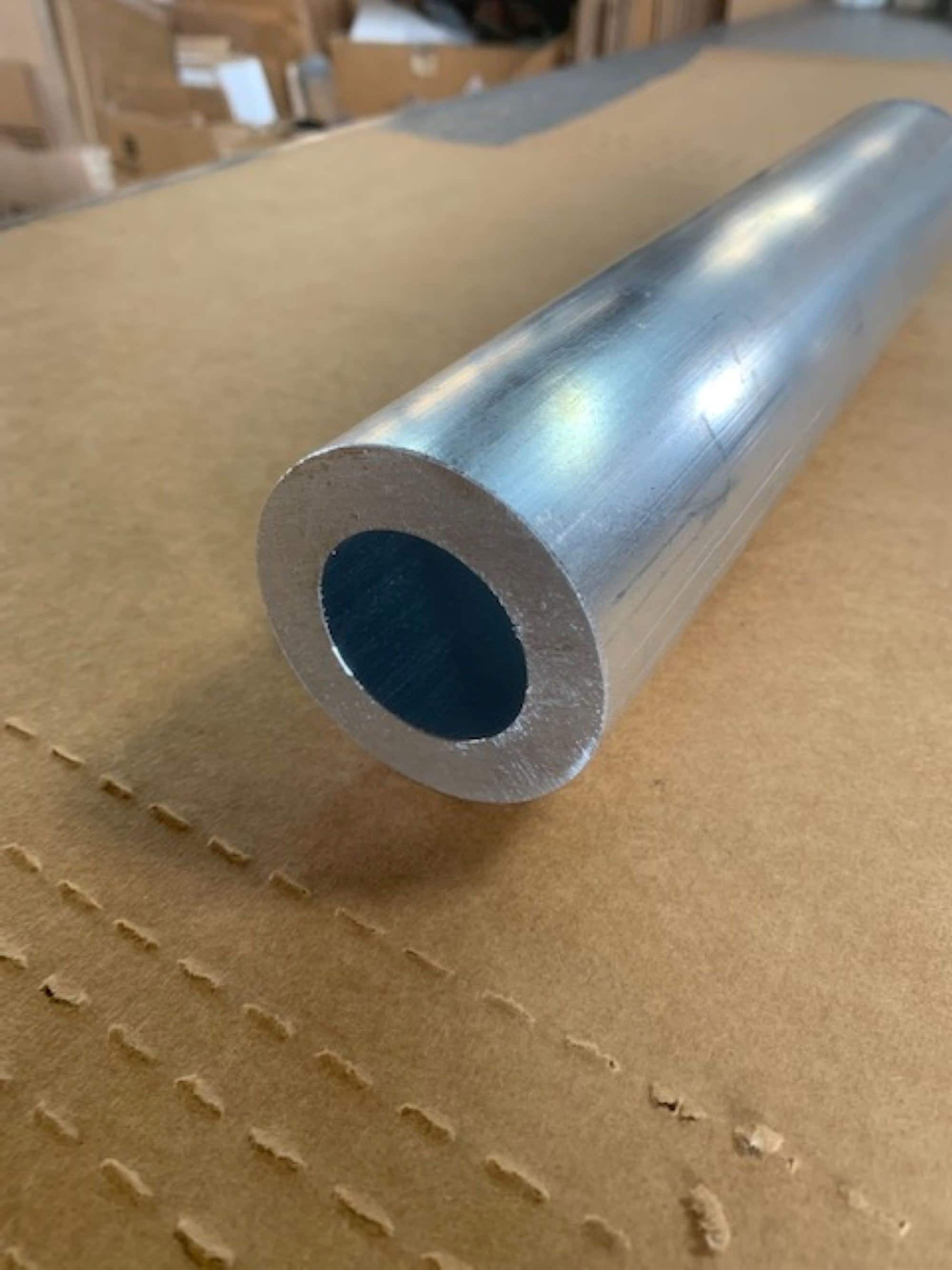 2" OD X 1/2" Wall Aluminum Tube, Round Tube, 6061 Aluminum, Pick Your ...