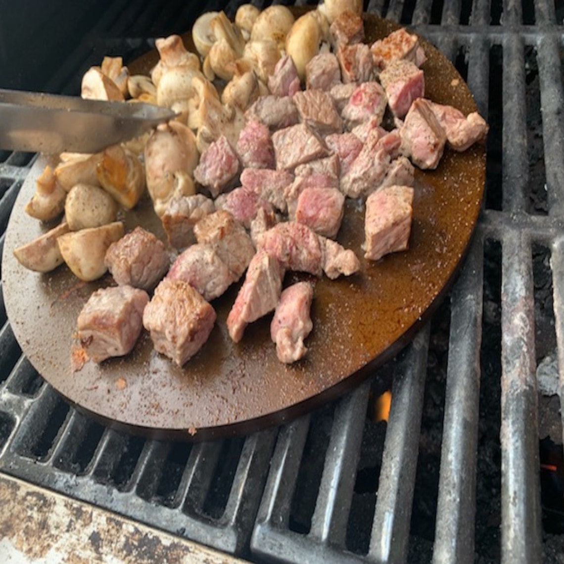 3/8 Steel Half Circle Pizza Baking Plate 3/8 Thick A36 | Etsy