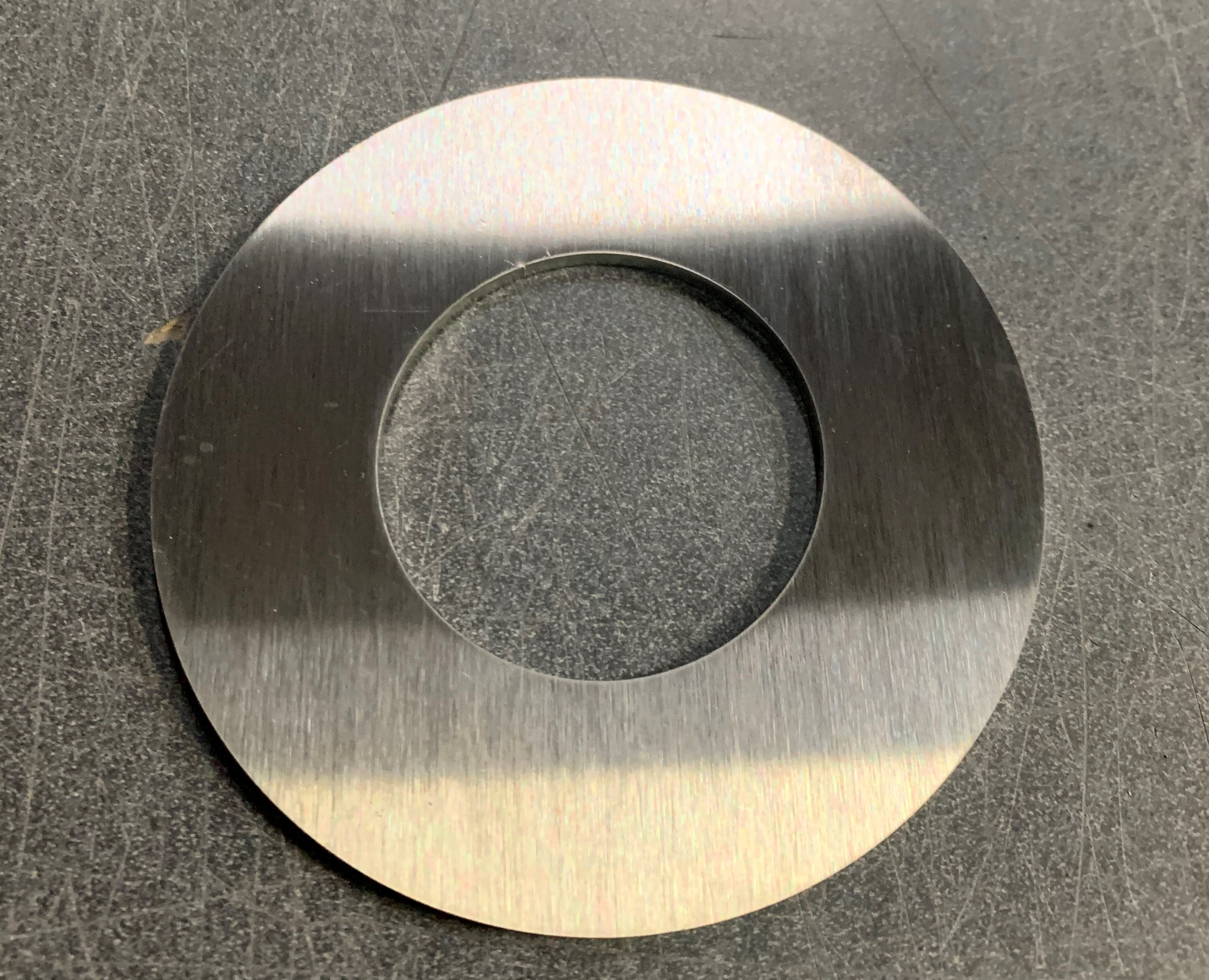 Blanks Metal 1/16 Thick Stainless Steel Disc with 1/8 Hole Near the ...