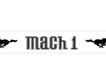 Mustang Mach 1 Decal - Etsy