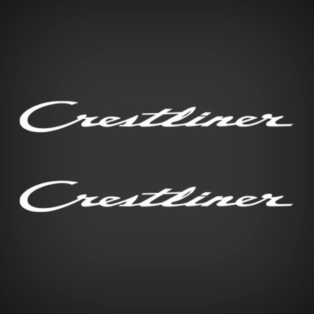 Crestliner Boat Marine Decals set of 2 OEM New Oracle - Etsy