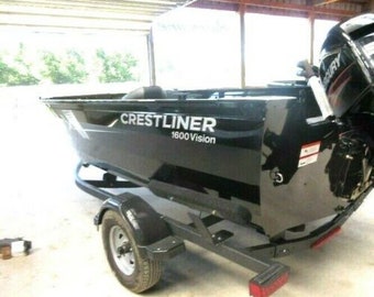 Crestliner Boat Marine Decals set of 2 OEM New Oracle | Etsy