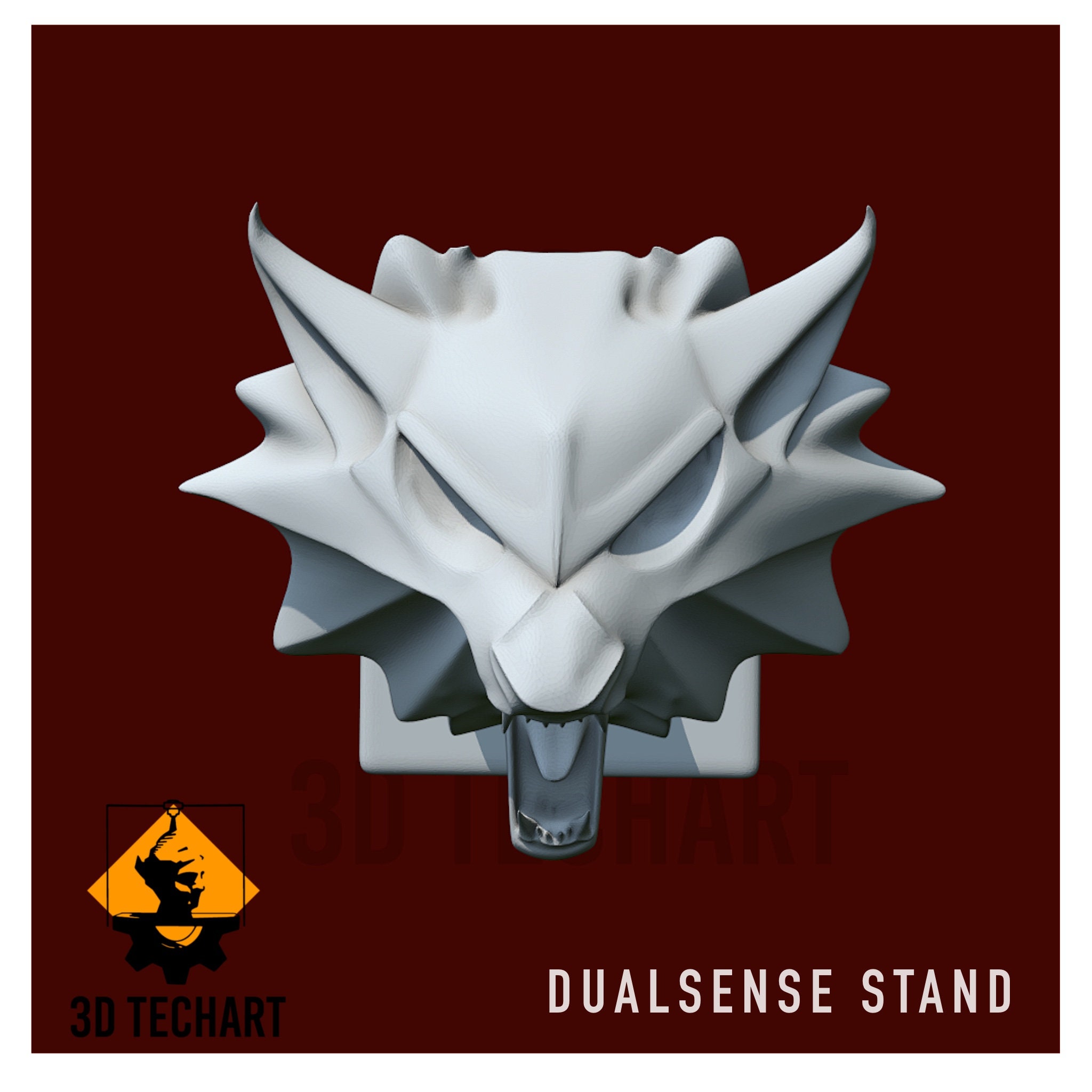 3D Printable Dualsense Stand, Witcher , STL File - Etsy