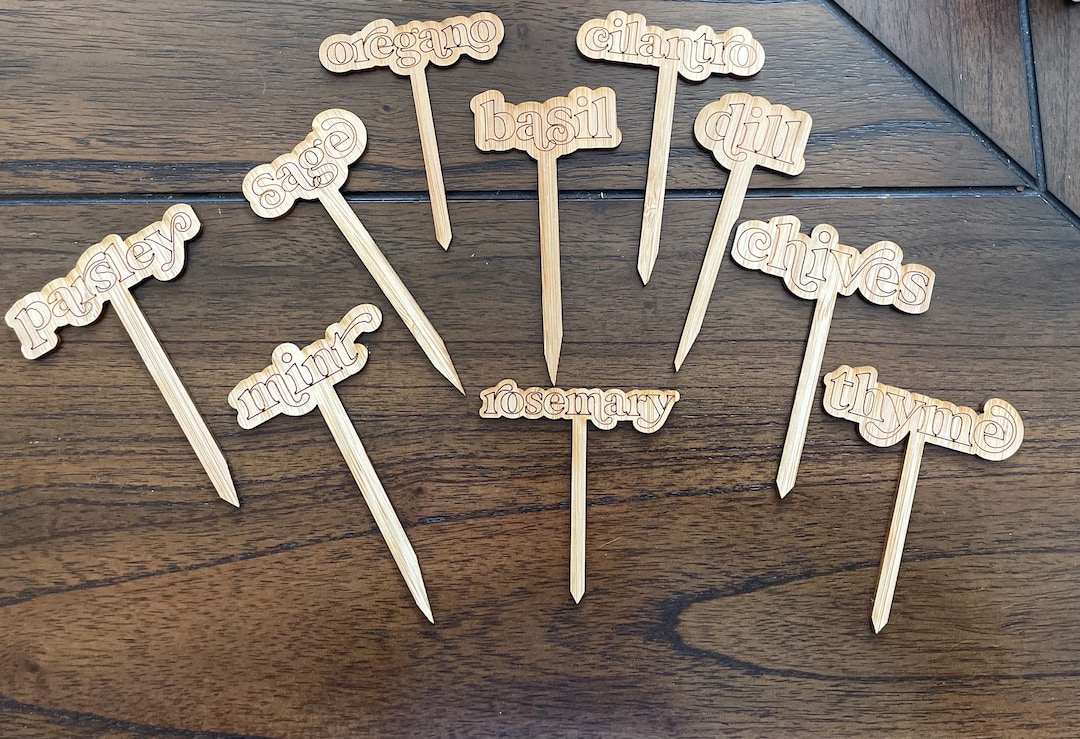 Bamboo Garden Stakes: Elevate Your Garden With Custom-made Name Stakes ...