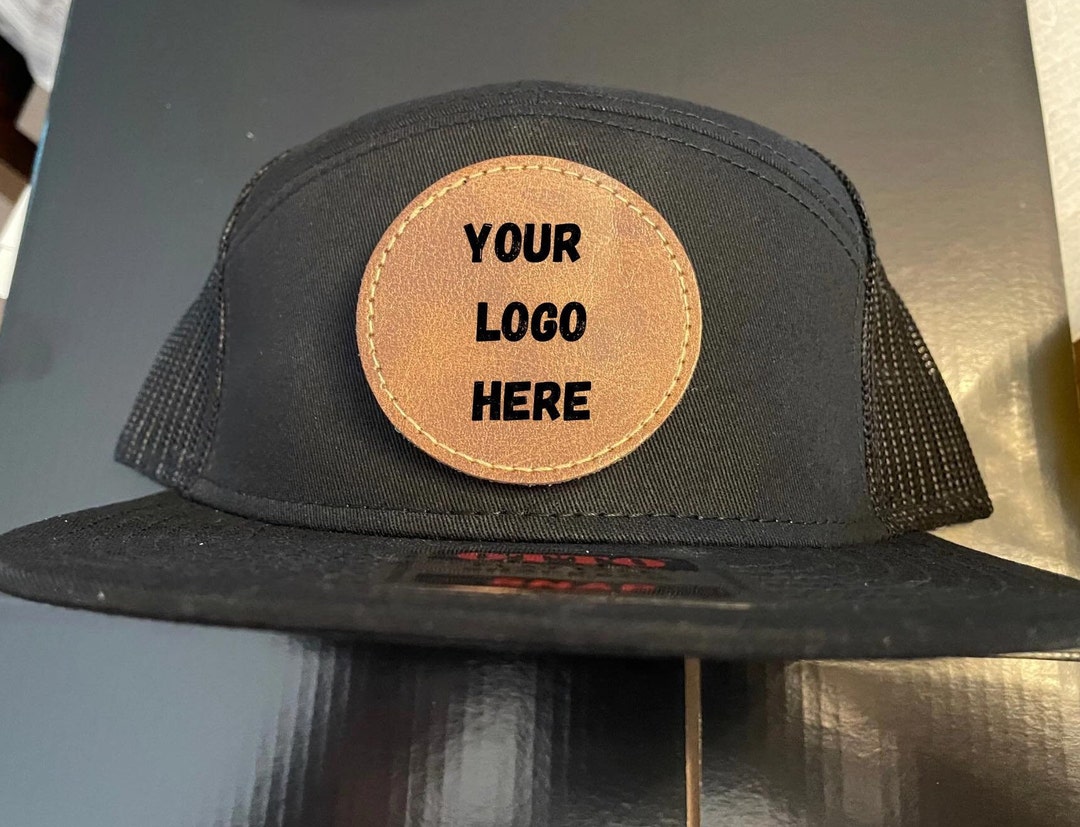 Custom Leather Patch Hat | Leatherette | Trucker Style | - Etsy