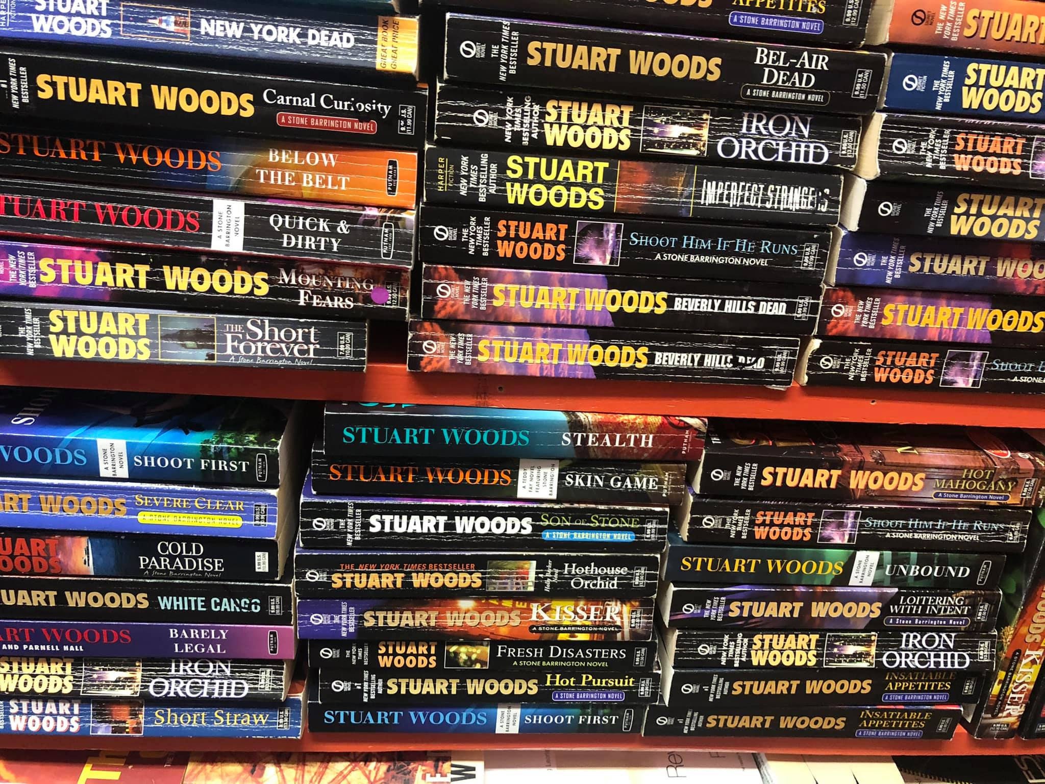 Lot of 10 Stuart Woods Books Stone Barrington Detective Paperback Books random mix - Etsy
