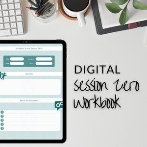 D&D Campaign Session Zero Digital Workbook | 8.5”x11” Portrait Orientation | Downloadable PDF - Etsy